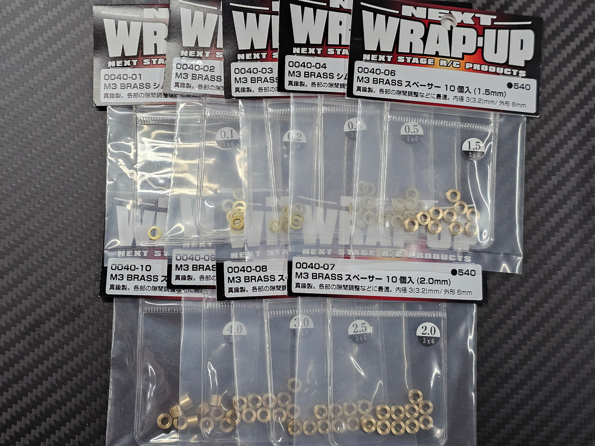 M3 BRASS Shim Washer SET (10pc SETS) (0.010mm-8mm) MULTIPLE SIZES – RC ...