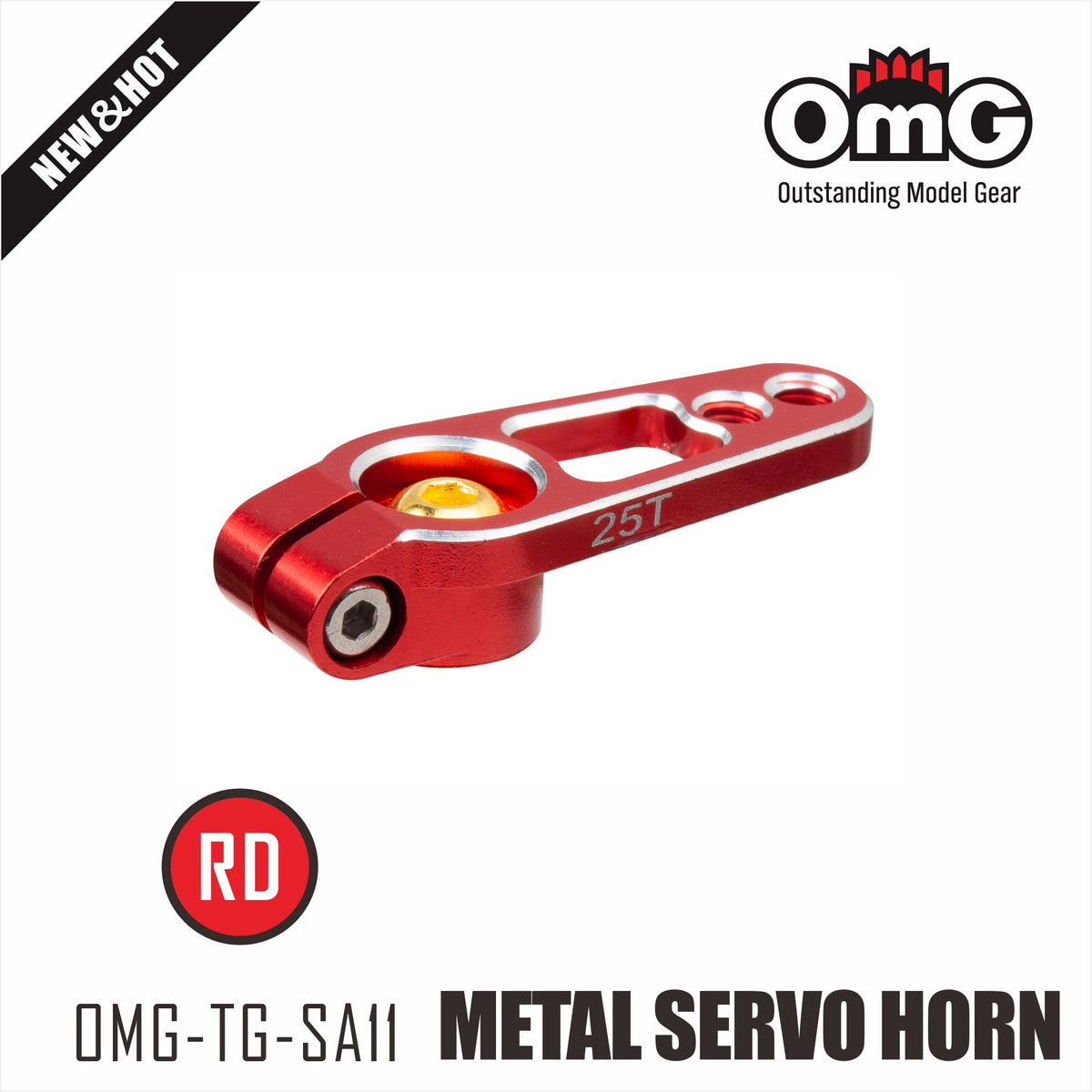 OMG RC Aluminum 25T Servo arm (Multiple colors) – RC Supremacy