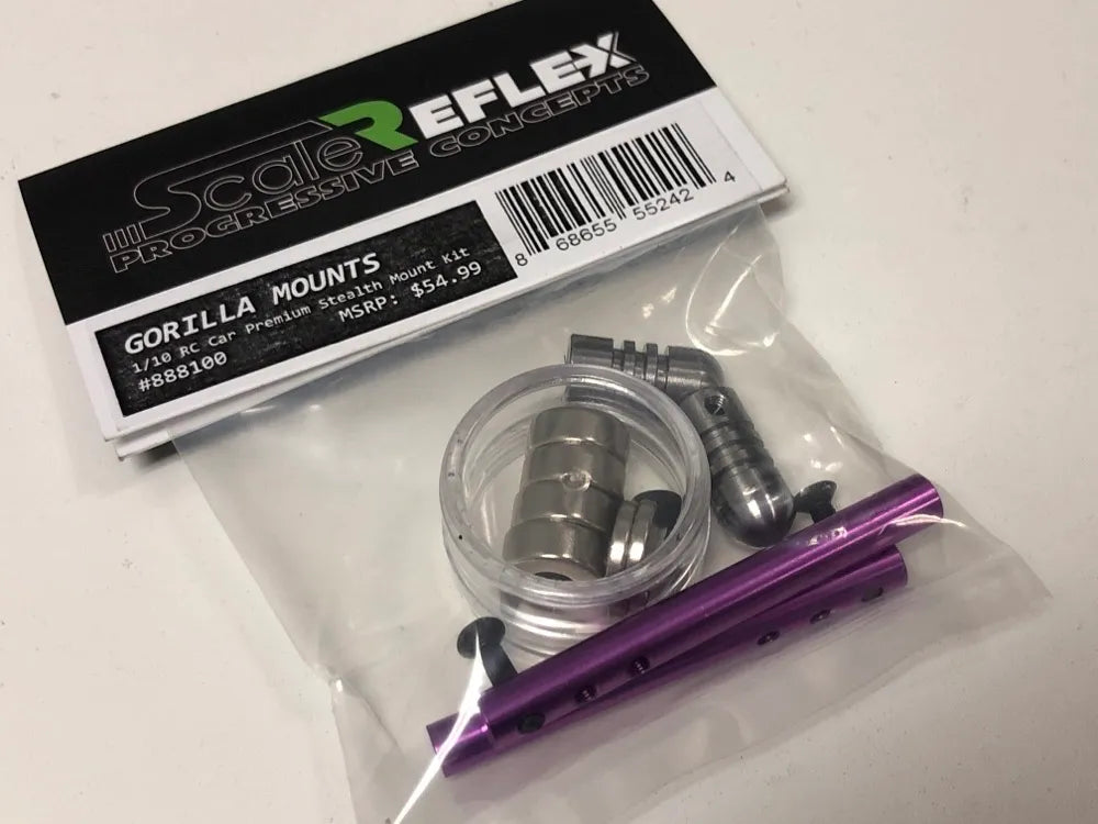 Gorilla Mounts – PURPLE Premium Stealth Mount Kit 1/10 R/C Car – 88812 ...