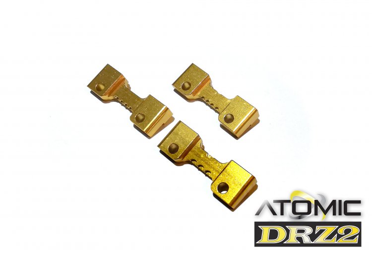 DRZ, DRZv2, Aluminum Toe-In Block Set (2,2.5 & 3) - Atomic – RC Supremacy