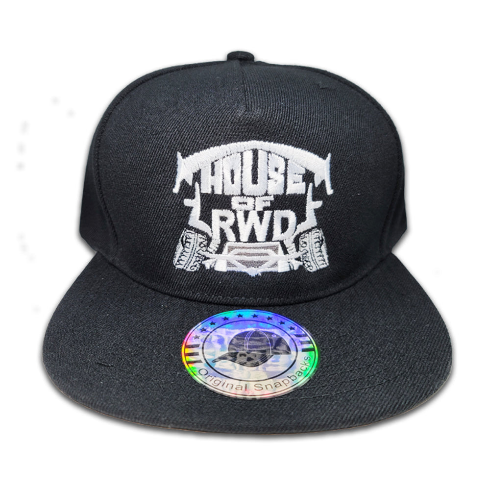 House of RWD- LOGO PREMIUM SNAPBACK HAT- BLACK – RC Supremacy