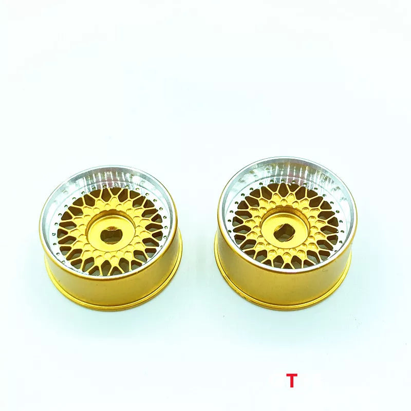 20mm Gold BBS CNC Aluminum Wheel 4pcs – RC Supremacy