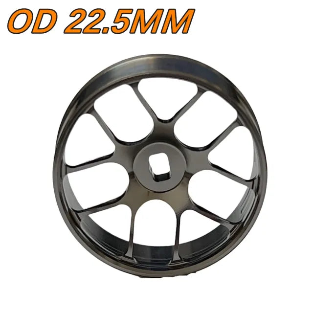 22.5mm 'Slight MGC' [GUNMETAL] Aluminum Wheel 4pcs – RC Supremacy